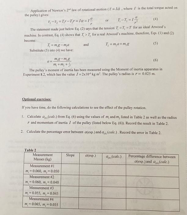 Solved need help to fill out these table please of you could | Chegg.com
