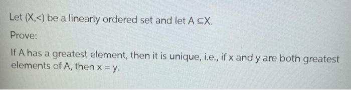 Solved Let (X,