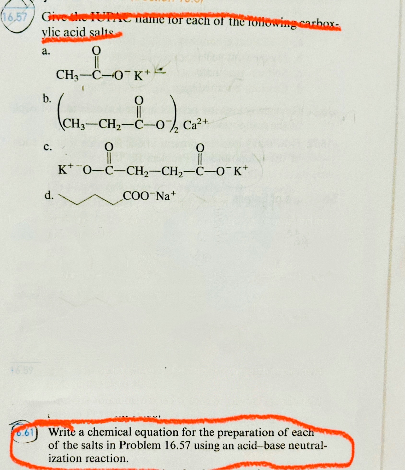 Solved please provide explanation. Thank you!a.b.c.d.Write a | Chegg.com