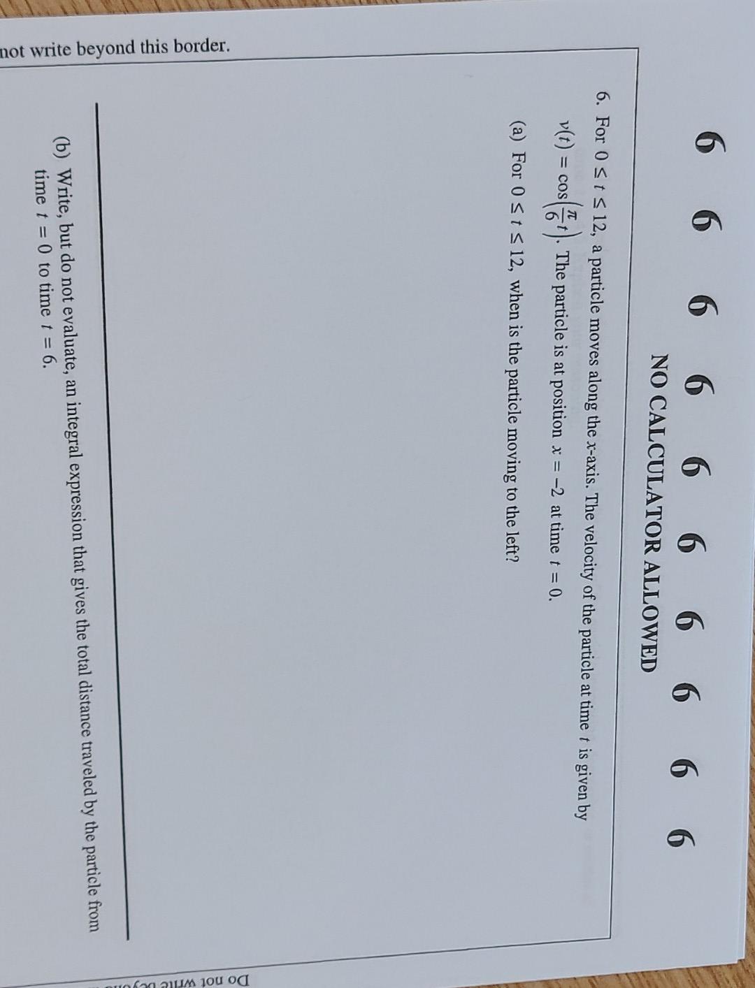 Solved not write beyond this border. | Chegg.com