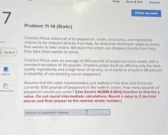 Solved Daily demand for a product is 100 units, with a | Chegg.com