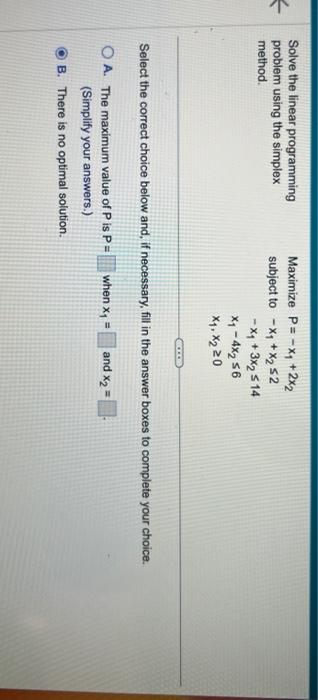 Solved Solve The Linear Programming Problem Using The 9760
