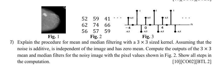Solved Fig. 1Fig. 2Fig. 37) ﻿Explain the procedure for mean | Chegg.com