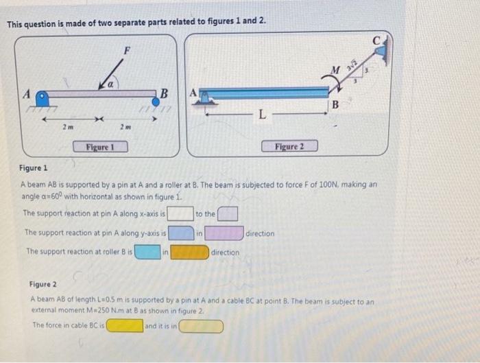 Solved This question is made of two separate parts related | Chegg.com