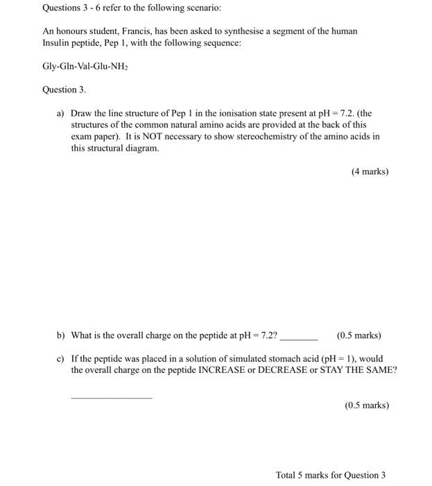 Solved Questions 3 - 6 refer to the following scenario: An | Chegg.com