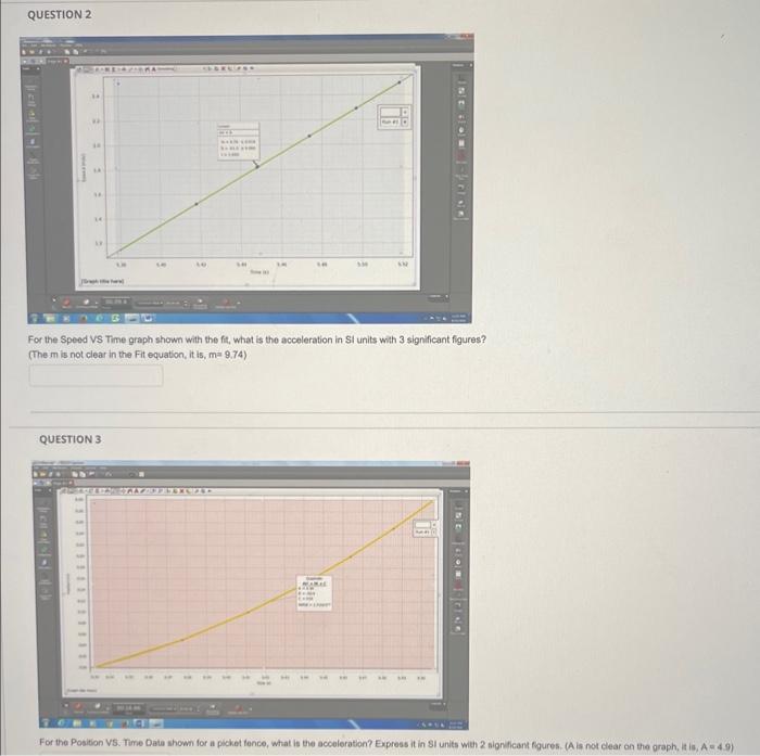 Solved QUESTION 2 For the Speed VS Time graph shown with the | Chegg.com