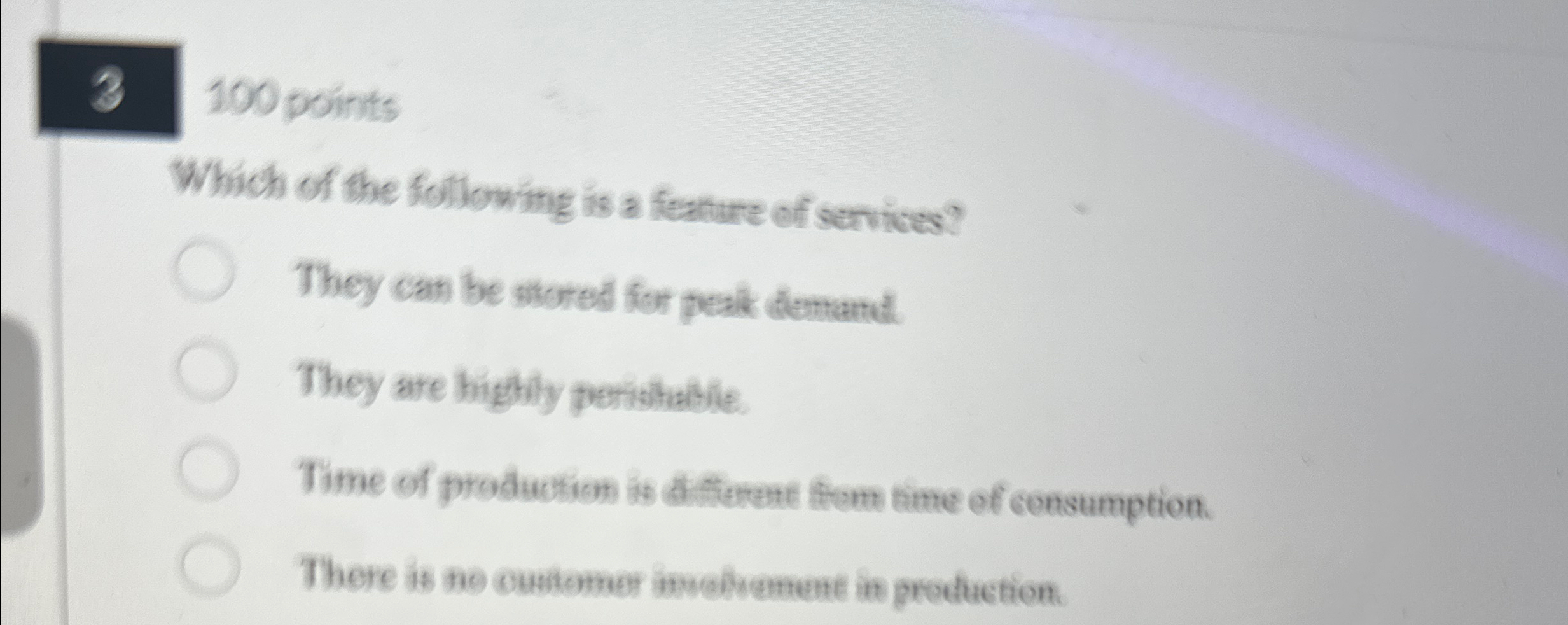 Solved 100 ﻿pointsWhich of the following is a feature of | Chegg.com
