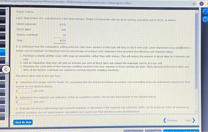 Solved makeAssignment/takeAssignment | Chegg.com