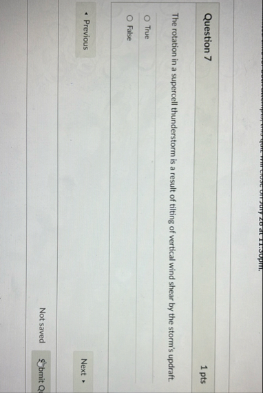 Solved Question 71 ﻿ptsThe rotation in a supercell | Chegg.com