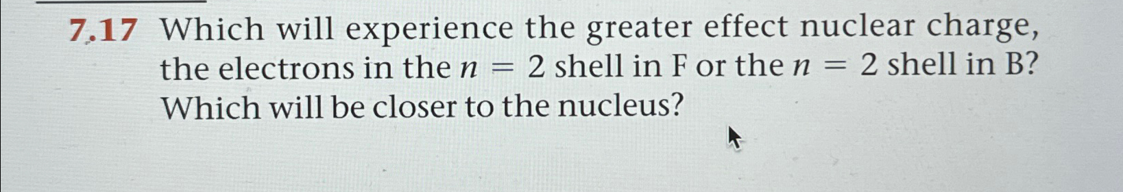 Solved 7.17 ﻿Which will experience the greater effect | Chegg.com