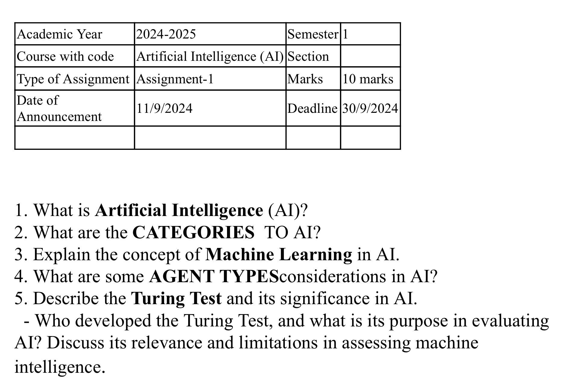 Solved \table[[Academic Year,2024-2025,Semester,1],[Course | Chegg.com