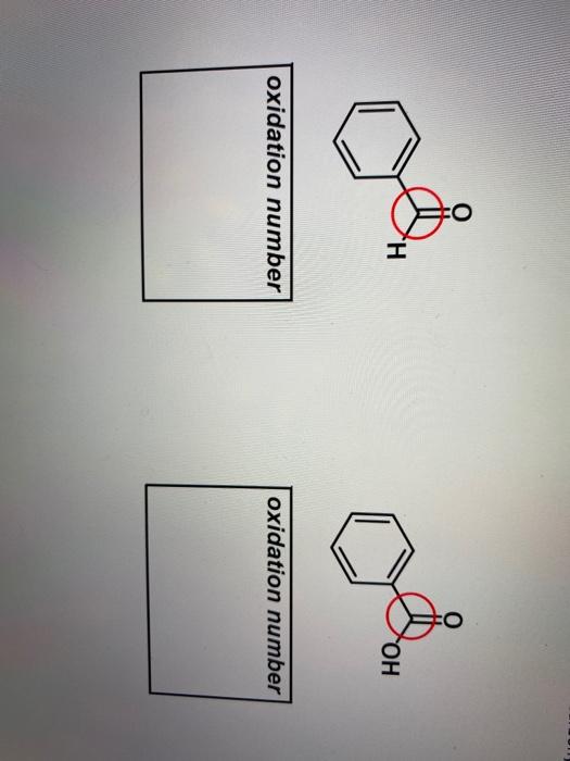 Solved Dodom H OH oxidation number oxidation number | Chegg.com