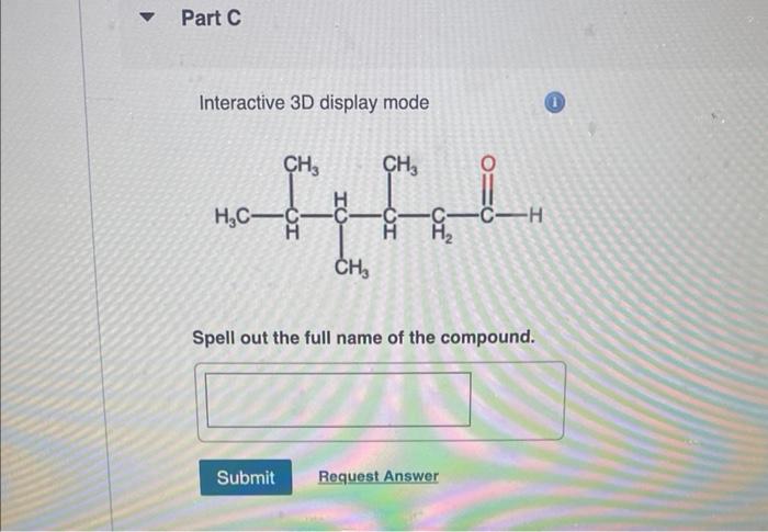 Solved Interactive 3D display mode Spell out the full name | Chegg.com