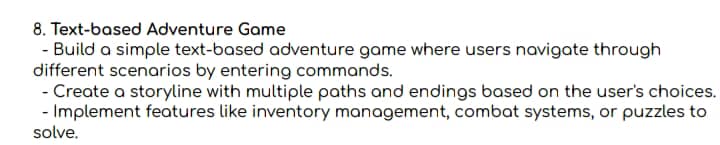 Solved Text-based Adventure GameBuild a simple text-based | Chegg.com