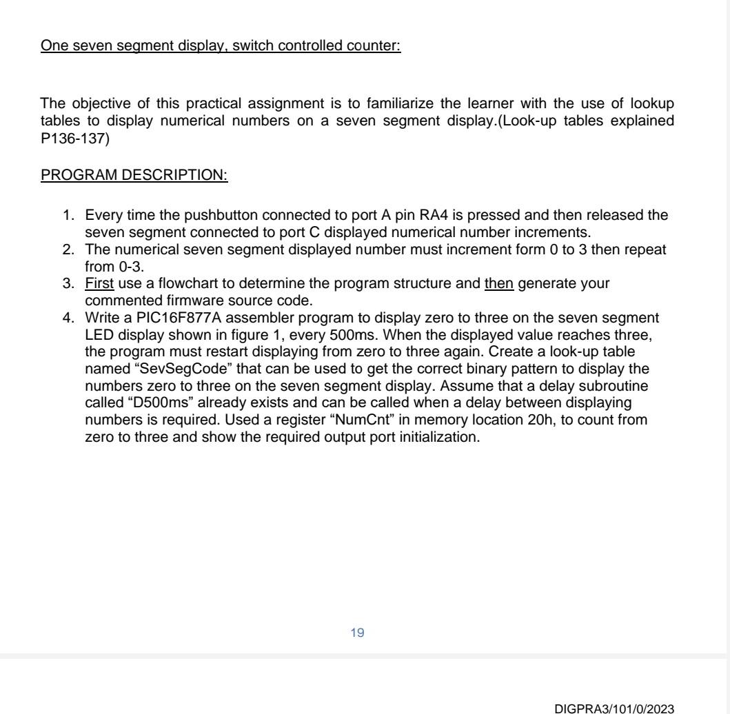 Solved The objective of this practical assignment is to | Chegg.com