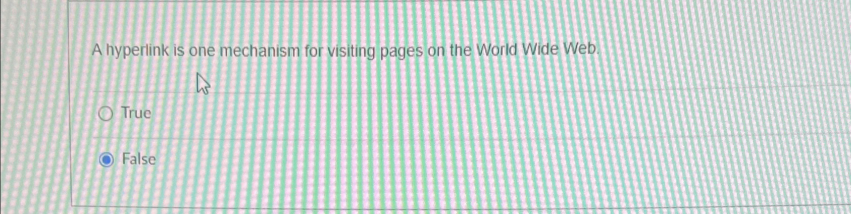 Solved A hyperlink is one mechanism for visiting pages on | Chegg.com