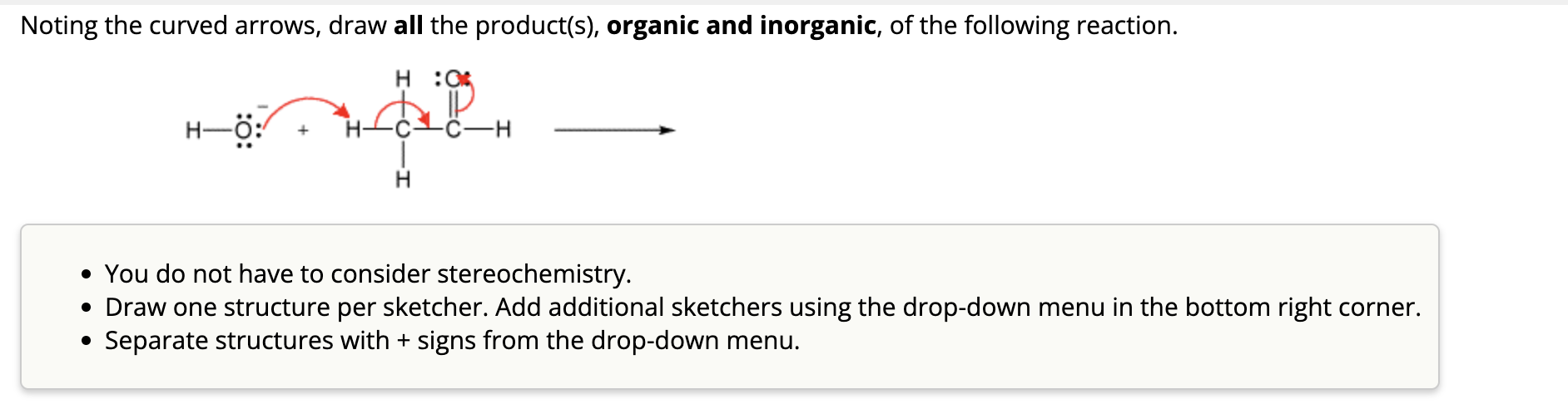 Solved Noting the curved arrows, draw all the product(s), | Chegg.com