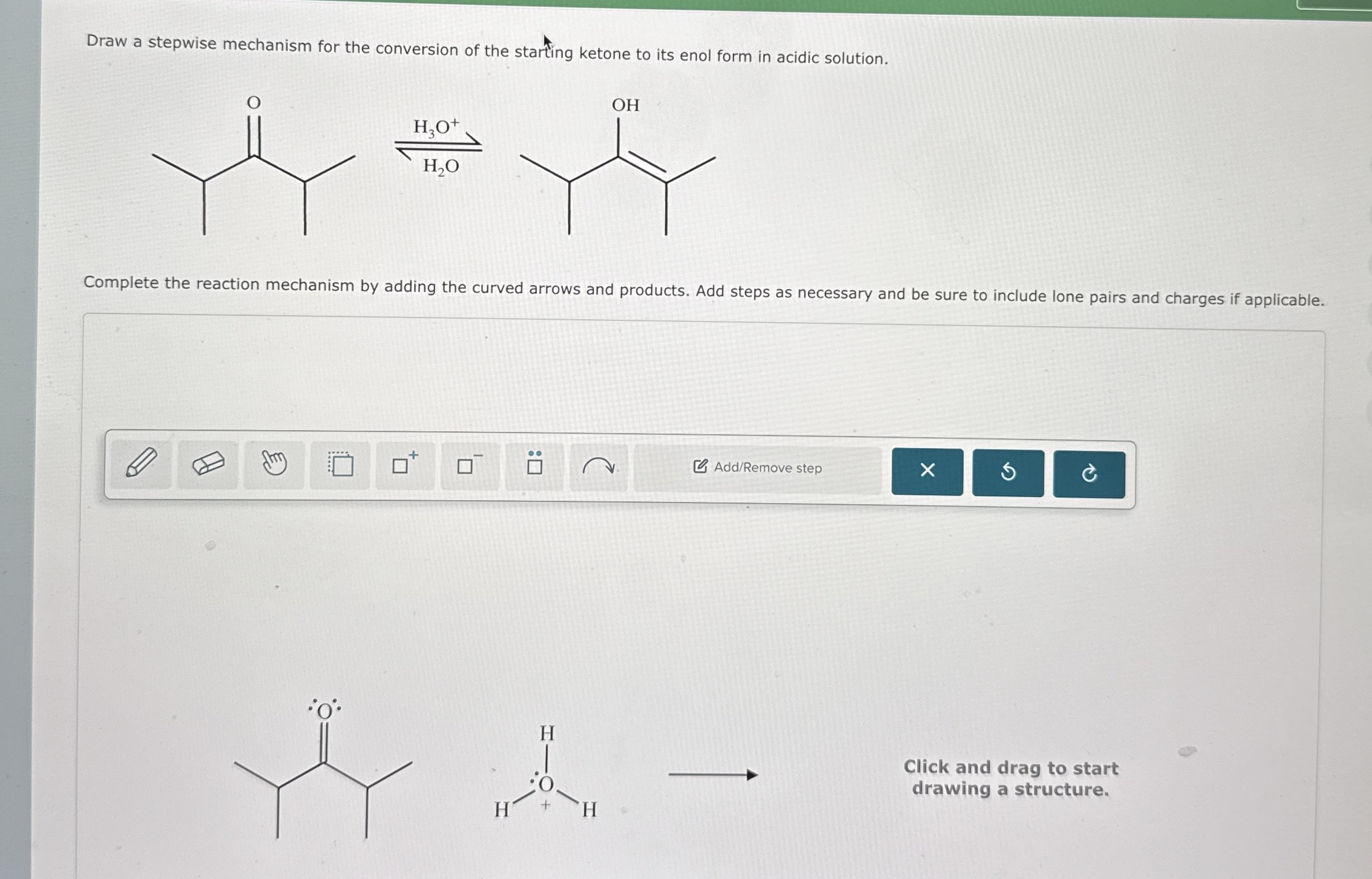 Solved Draw a stepwise mechanism for the conversion of the | Chegg.com