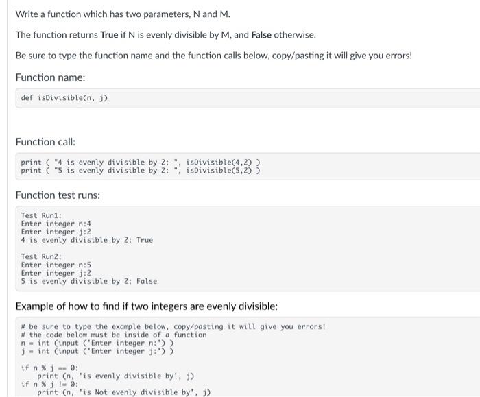 Solved Python version 3: provide an in-depth explanation of | Chegg.com