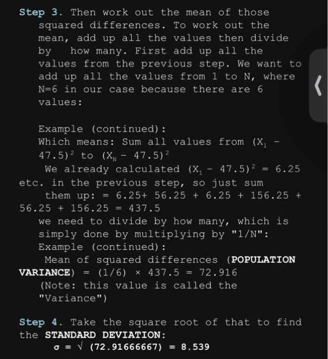 Solved ECET 344 LABStep 3. Then work out the mean of those | Chegg.com