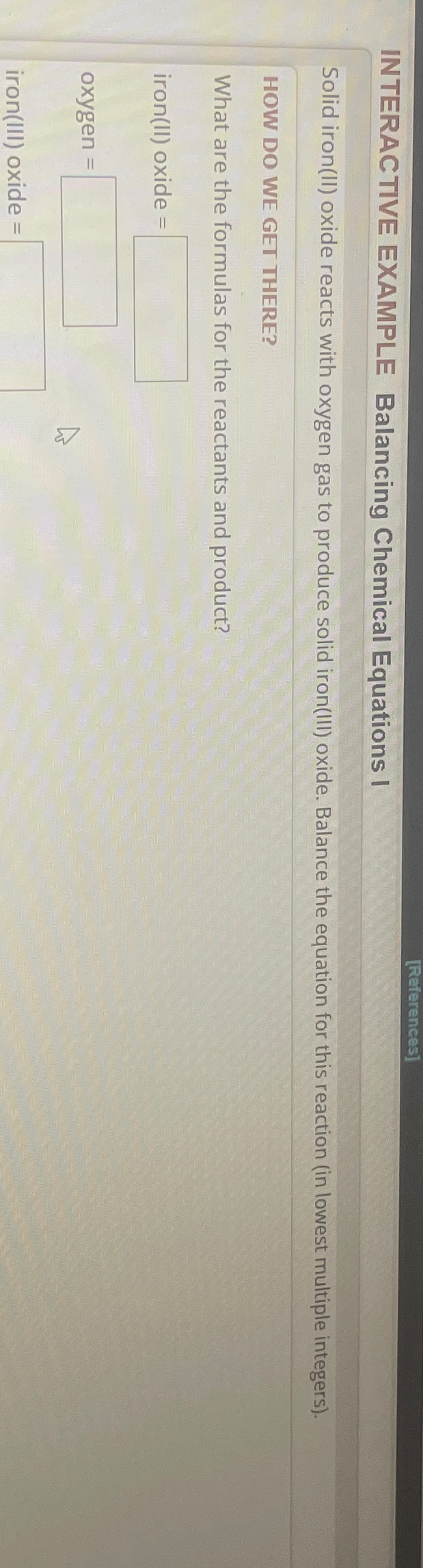 Solved INTERACTIVE EXAMPLE Balancing Chemical Equations | Chegg.com