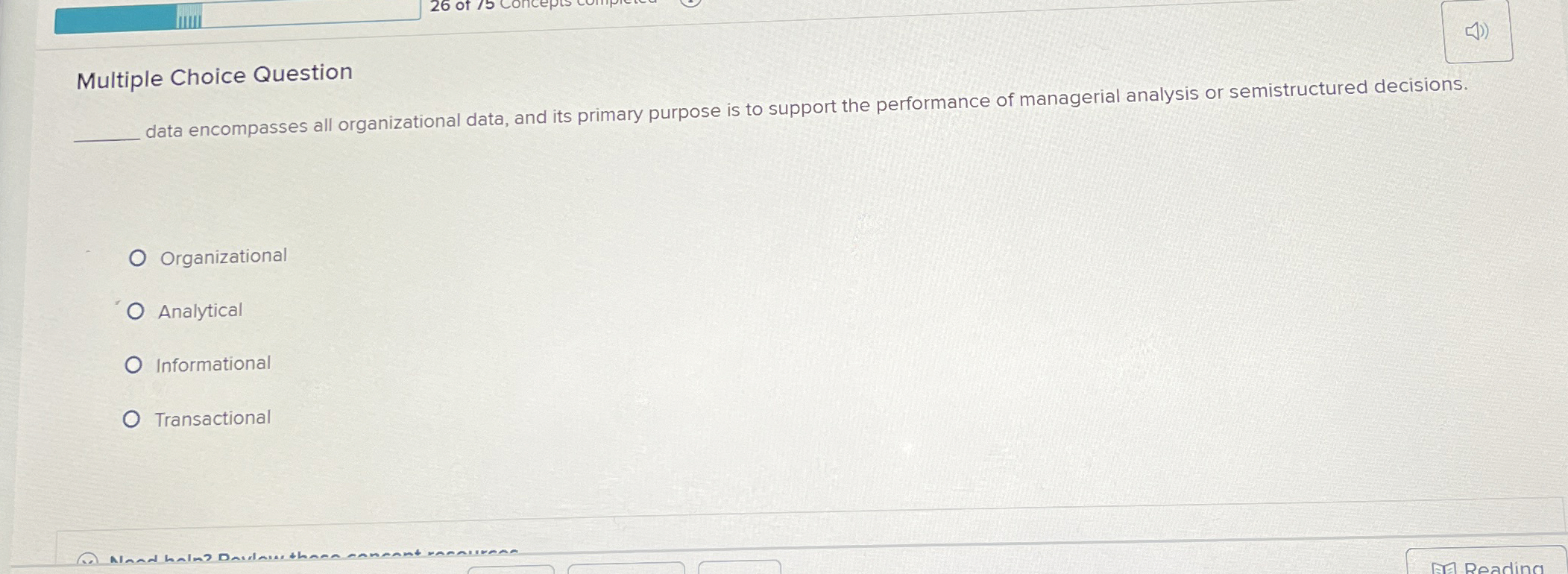 Solved Multiple Choice Questiondata encompasses all | Chegg.com