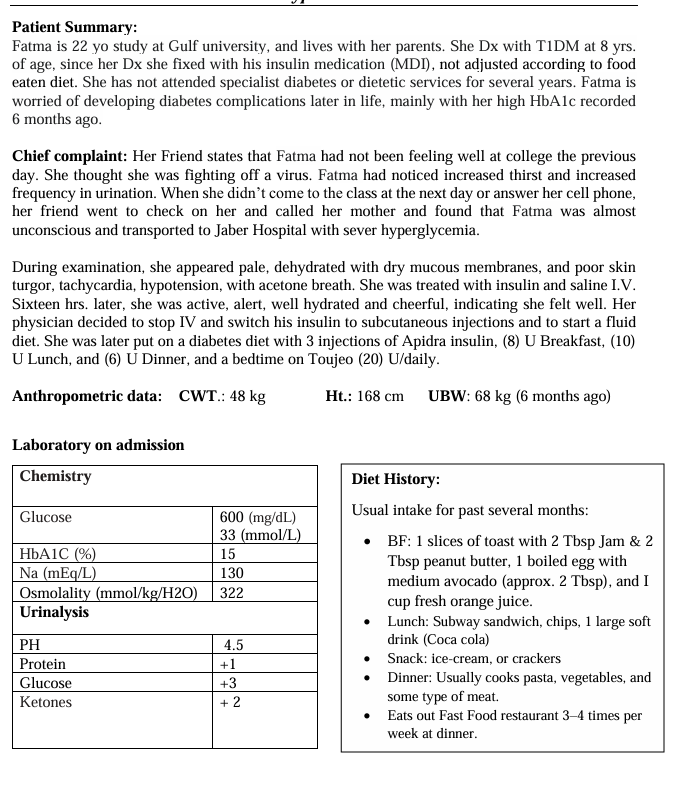 Solved 3. ﻿What is HbA1C and how is it used with DM? ﻿What | Chegg.com