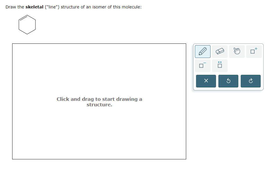 Solved Draw The Skeletal Line ﻿structure Of An Isomer Of
