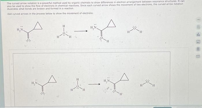 Solved The curved arrow notation is a powerful method used | Chegg.com