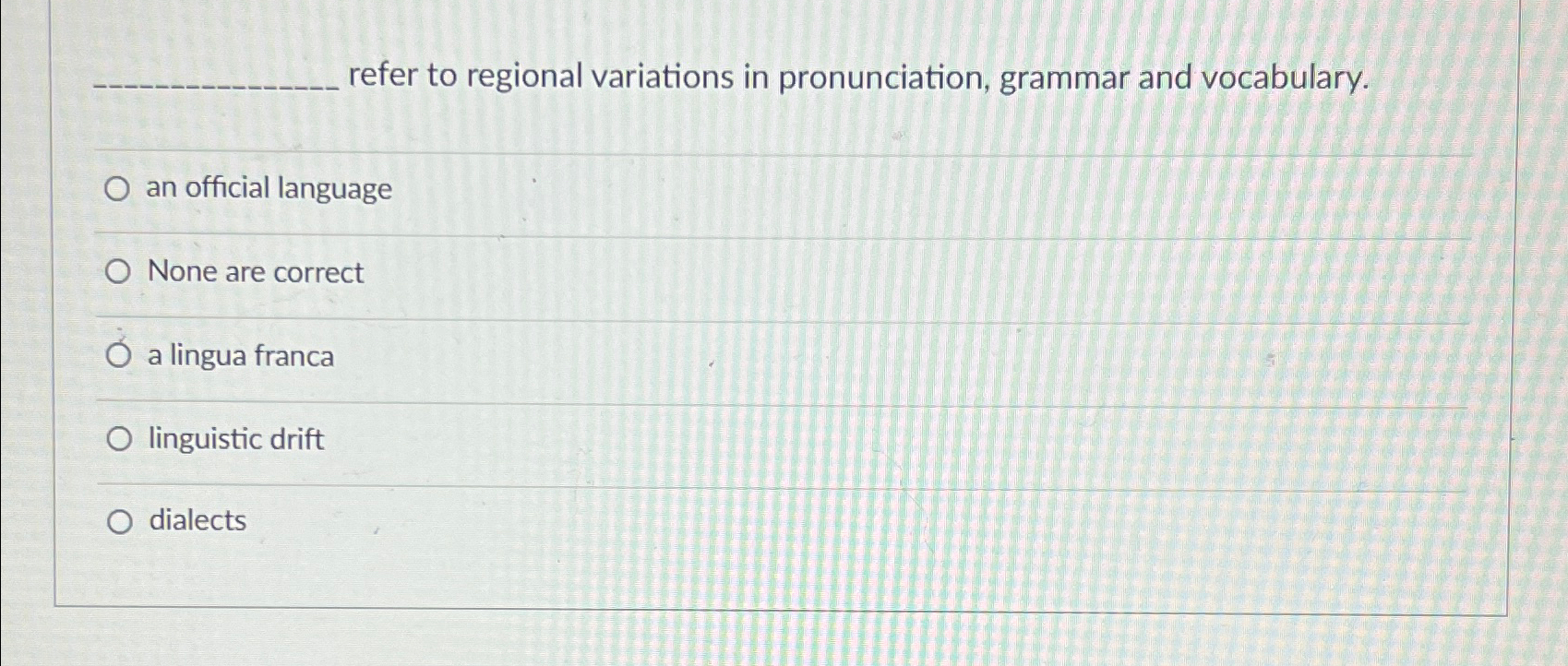 Solved refer to regional variations in pronunciation, | Chegg.com