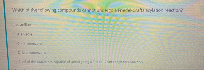 Solved Which of the following compounds cannot undergo a | Chegg.com