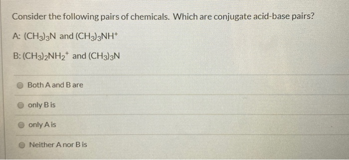 Solved Consider the following pairs of chemicals. Which are | Chegg.com