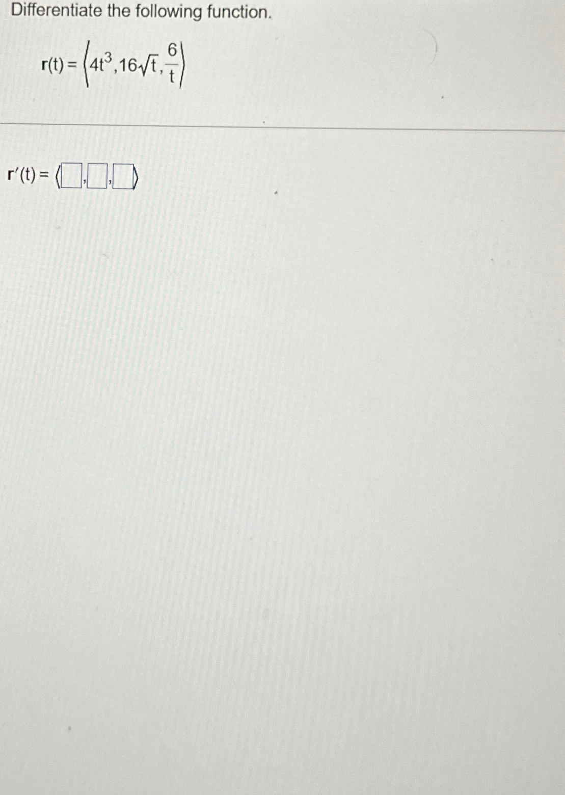 Solved Differentiate the following | Chegg.com