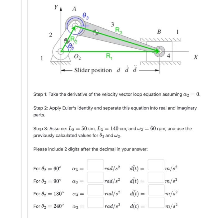 [Solved]: Step 1: Take the derivative of the position vecto