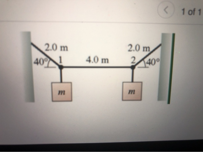 Solved The figure shows two masses hanging from a steel | Chegg.com