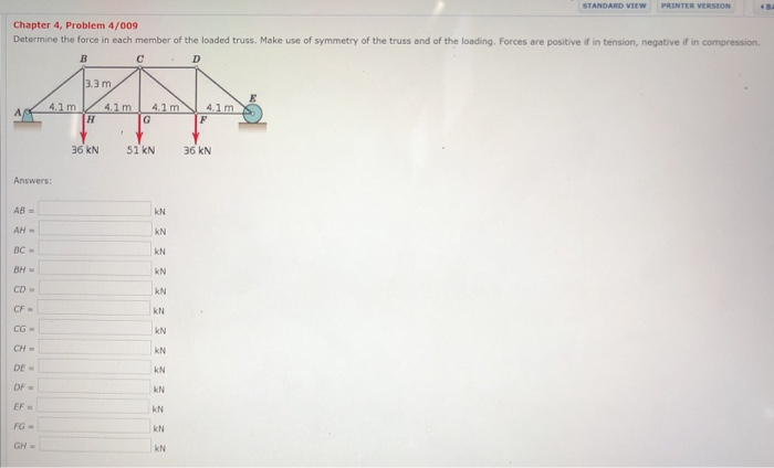 Solved STANDARD VIEW PRINTER VERSION Chapter 4, Problem | Chegg.com