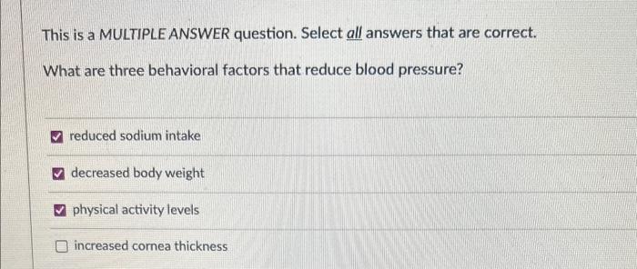 Solved This is a MULTIPLE ANSWER question. Select all | Chegg.com