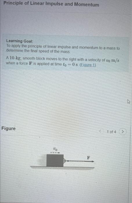 Solved Principle of Linear Impulse and Momentum Learning | Chegg.com
