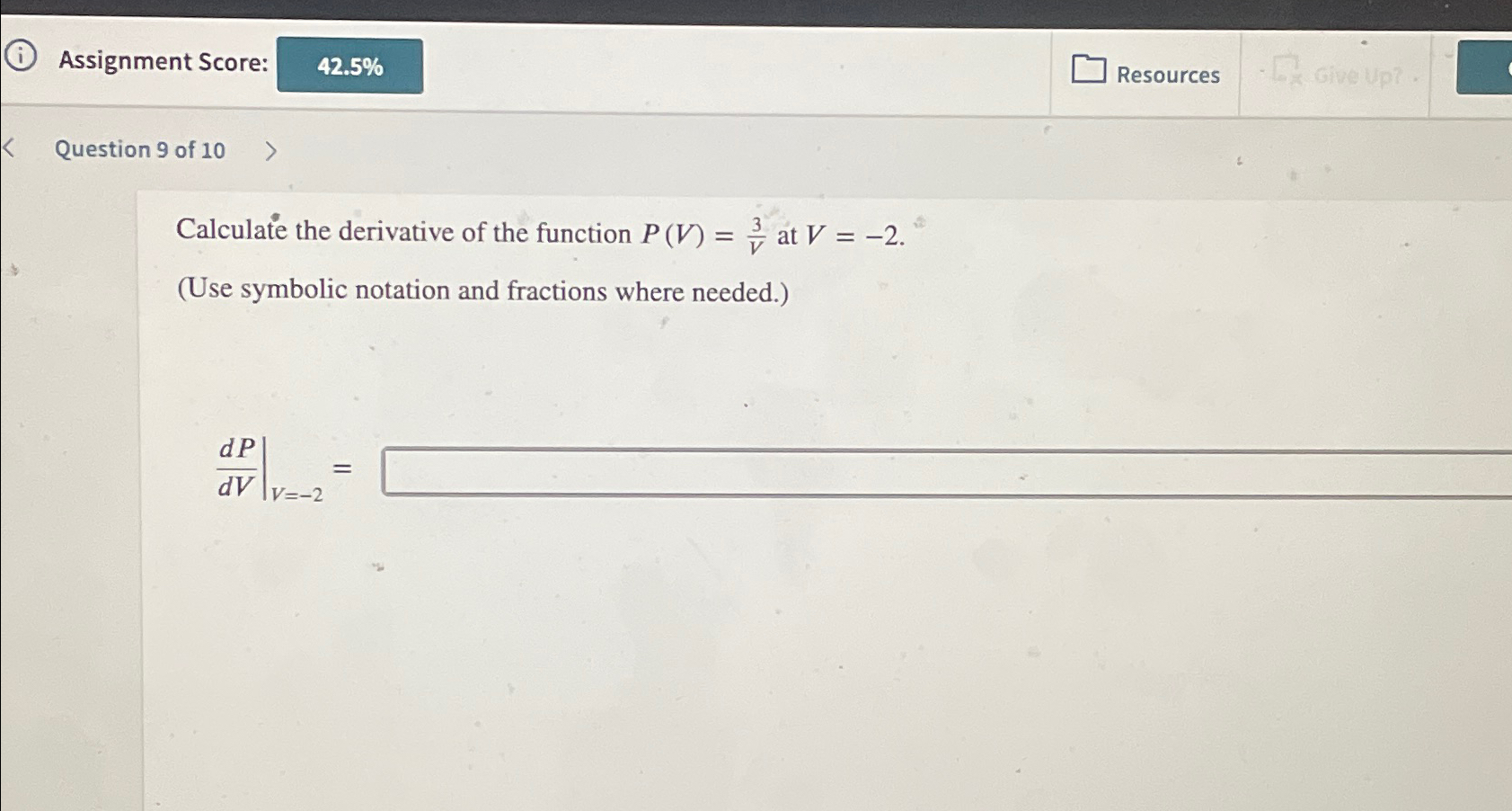 Solved Assignment Score:ResourcesQuestion 9 ﻿of 10Calculate | Chegg.com