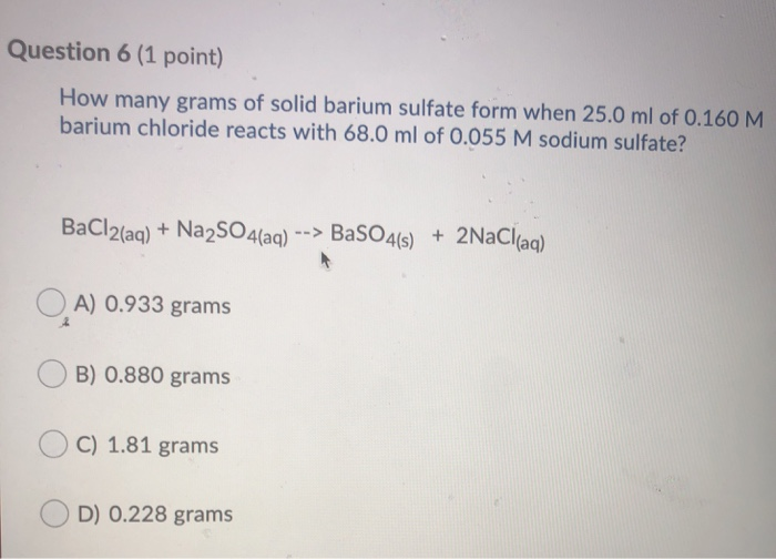 Solved Question 2 (1 point) Write balanced net ionic | Chegg.com