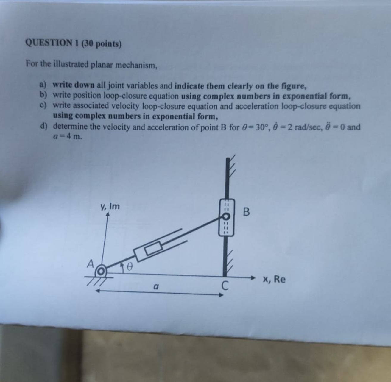 Solved QUESTION 1 (30 ﻿points) ﻿For the illustrated planar | Chegg.com