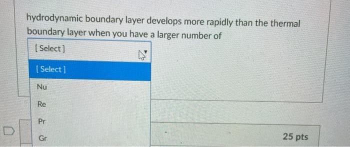 Solved hydrodynamic boundary layer develops more rapidly | Chegg.com