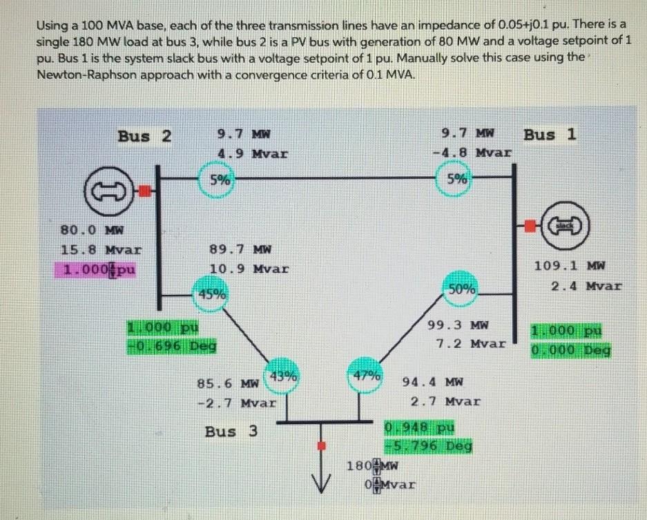 PW 6.48 Load Power World Simulator case Problem 6_46. | Chegg.com