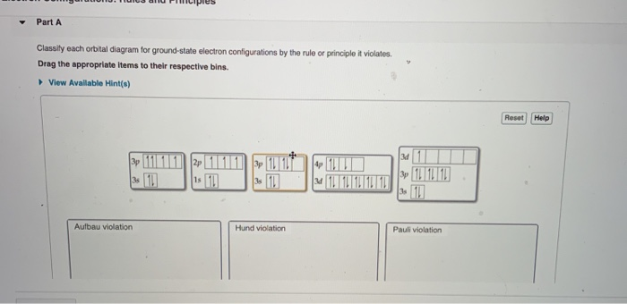 Solved Electron Configurations Rules And Principles Part A
