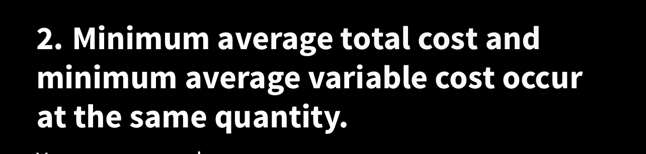 Solved Minimum average total cost and minimum average | Chegg.com