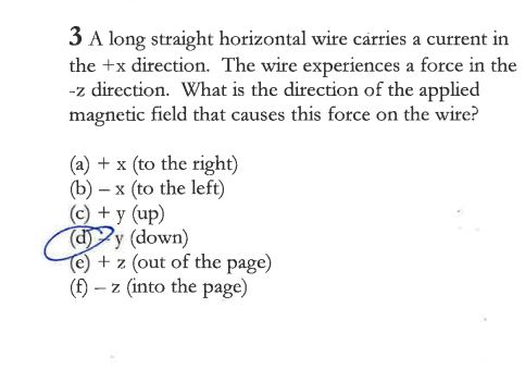 Solved 3 ﻿A long straight horizontal wire carries a current | Chegg.com