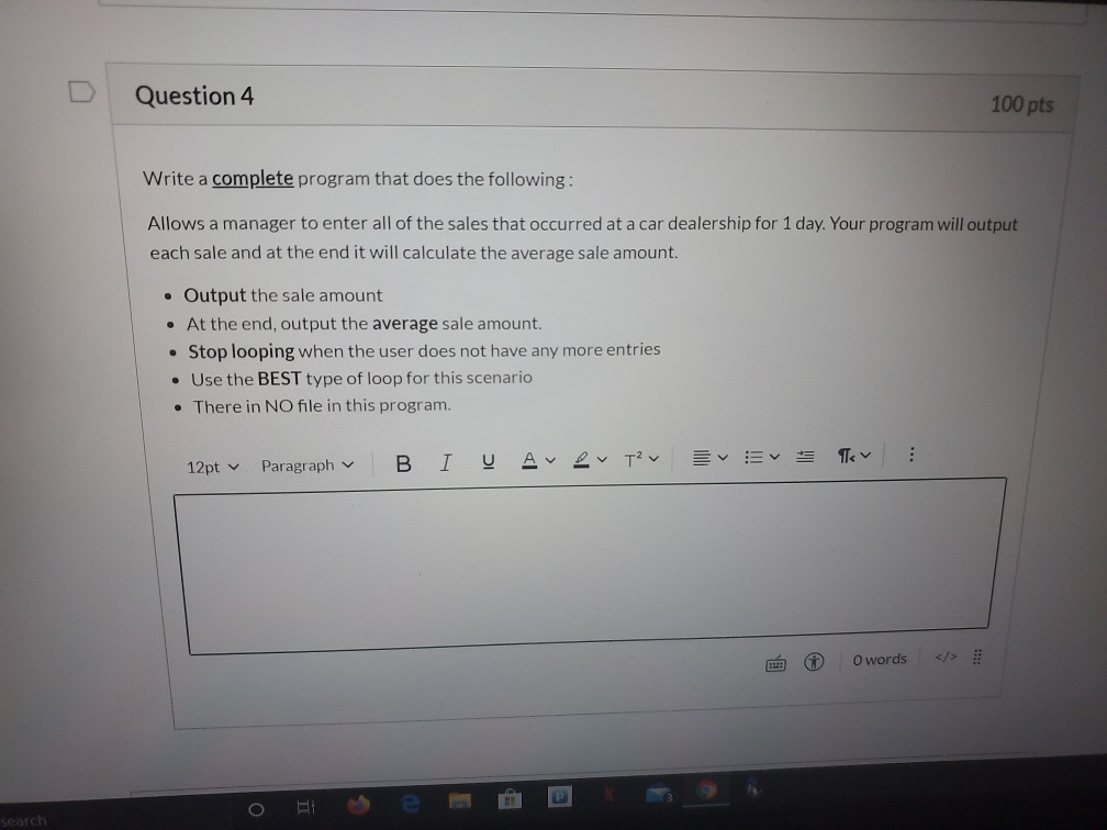 Solved I need complete psudocode for this program. JUST NEED | Chegg.com