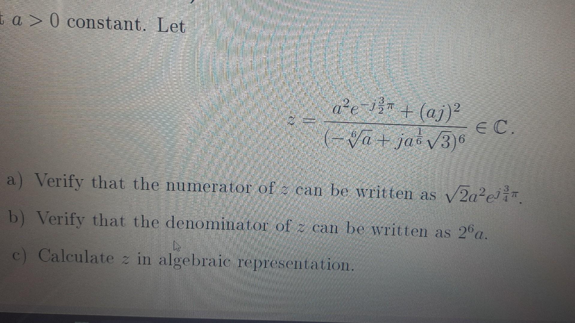 Solved Given the complex polynomial p(z)=12+13z+7z2+21z3 a) | Chegg.com