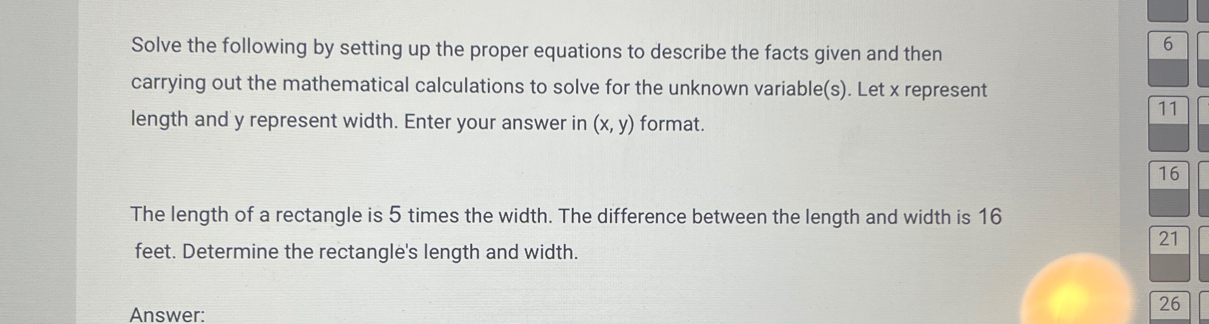 Solved Solve the following by setting up the proper | Chegg.com