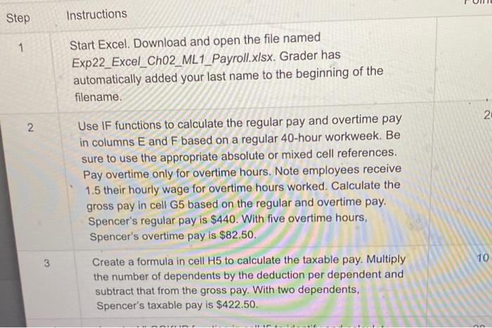 Solved Start Excel. Download and open the file named | Chegg.com